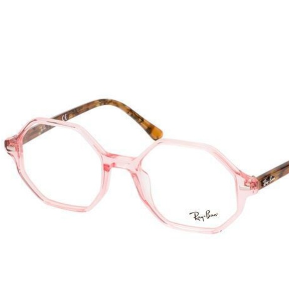 Ray-Ban | Accessories | New Rayban Frames Pink Acetate Women Glasses ...